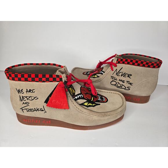 Clarks | Shoes | Clarks Wallabee Evo Stranger Things Hellfire Club ...